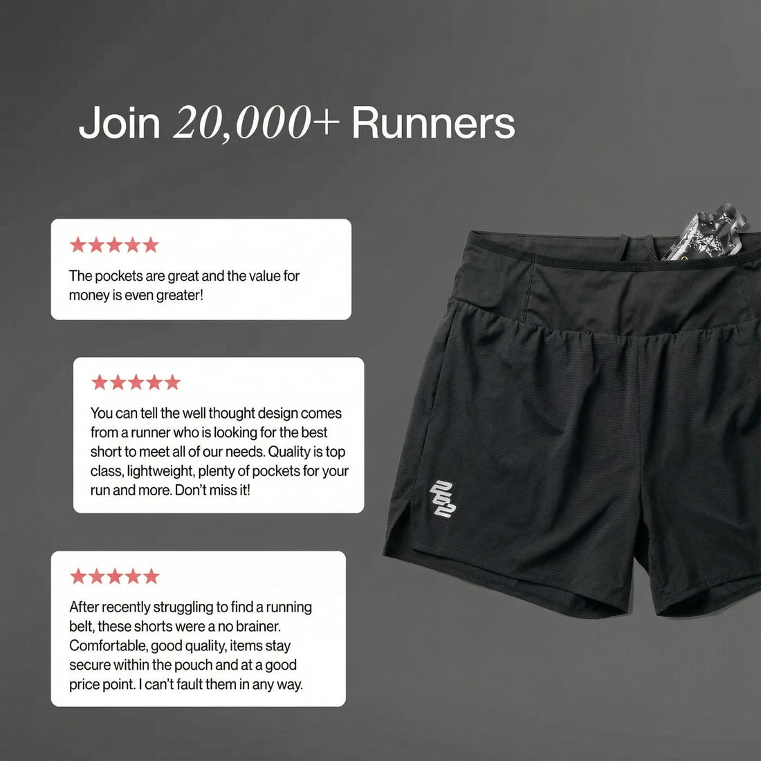 262 Pocket Split Shorts – 360° Mesh Pockets, 7" Inseam | 262 Running – 262 - Point Two